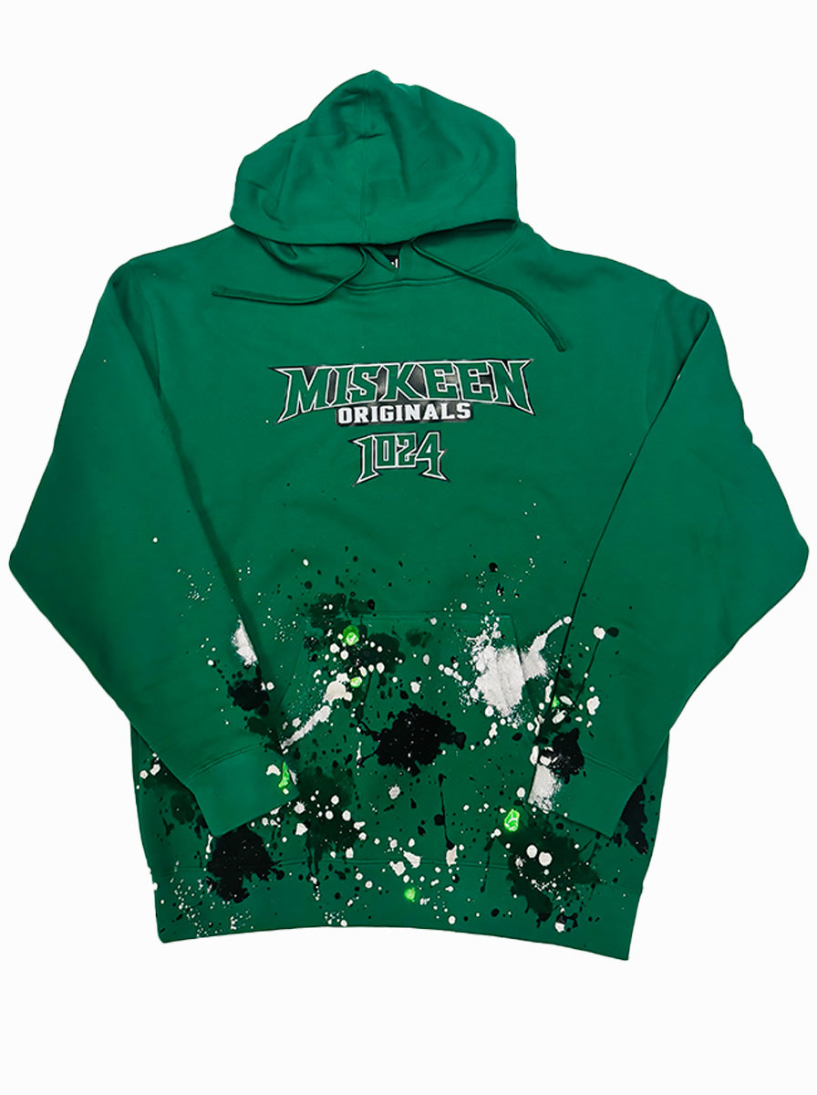Team Miskeen One Of One Hoodie- Kelly Green – Miskeen Originals