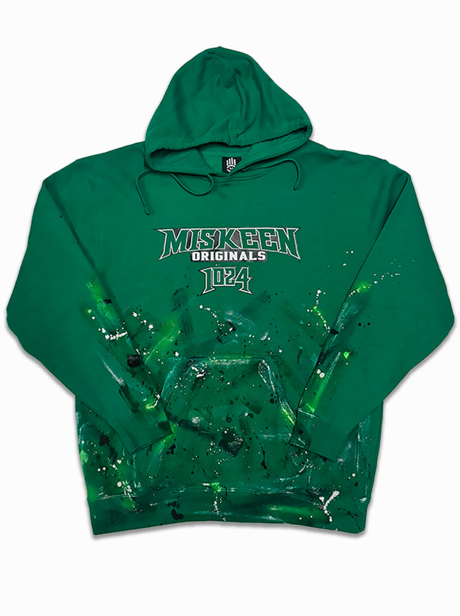 Team Miskeen One Of One Hoodie- Kelly Green – Miskeen Originals